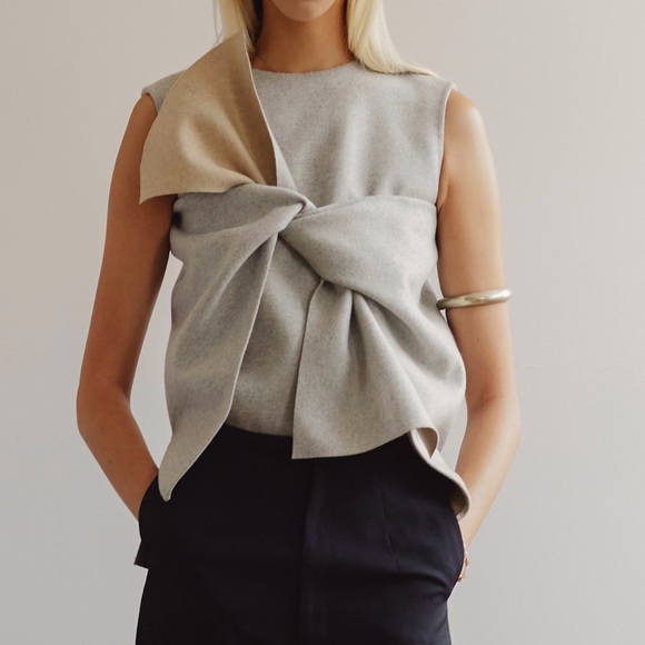 Celine | Tops | Celine Knotted Top | Poshmark